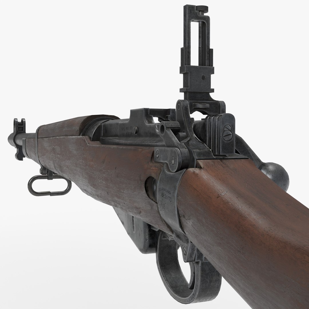 3D Lee Enfield SMLE - TurboSquid 2410683