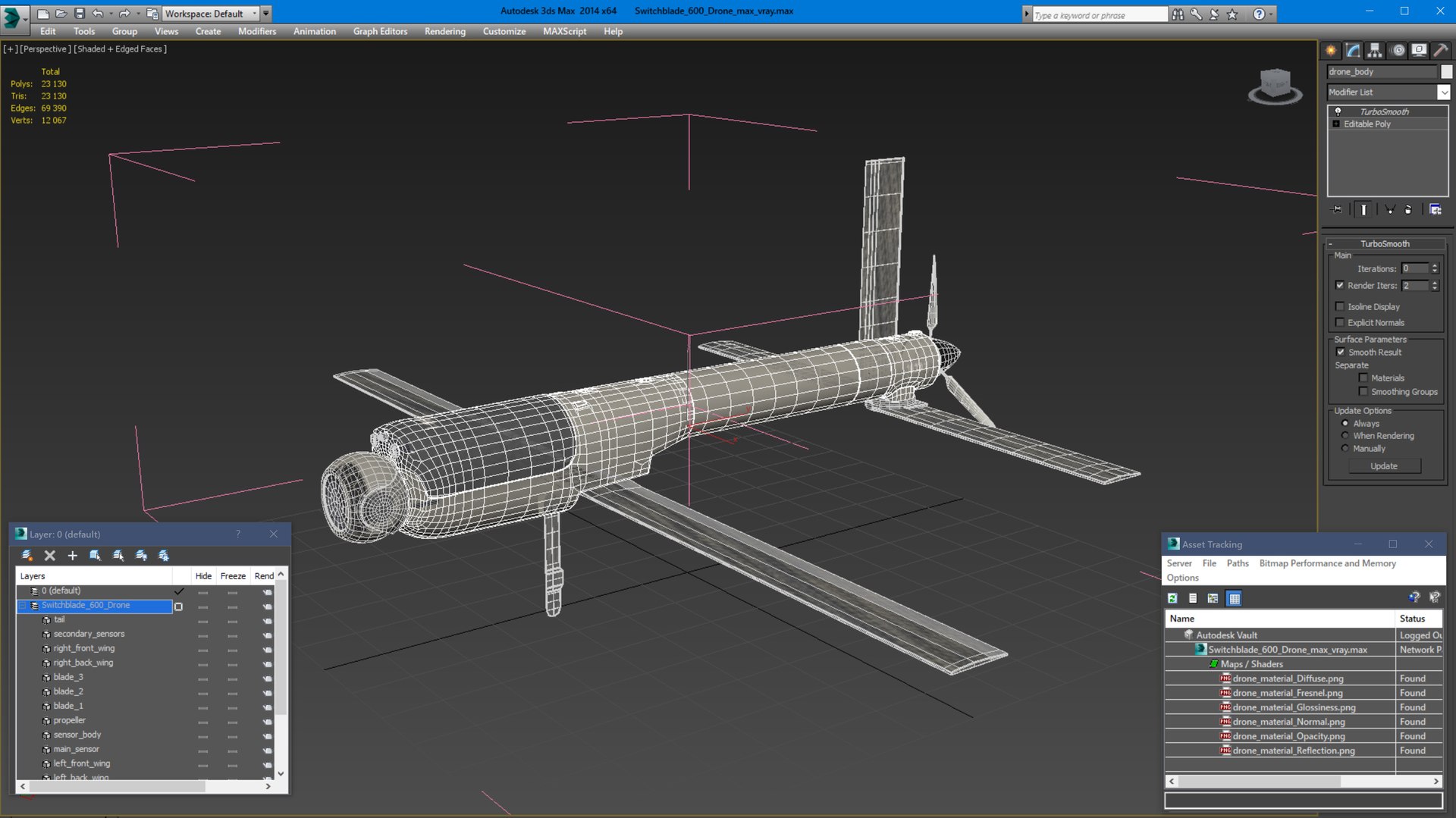 Switchblade 600 Drone 3D model - TurboSquid 1956112