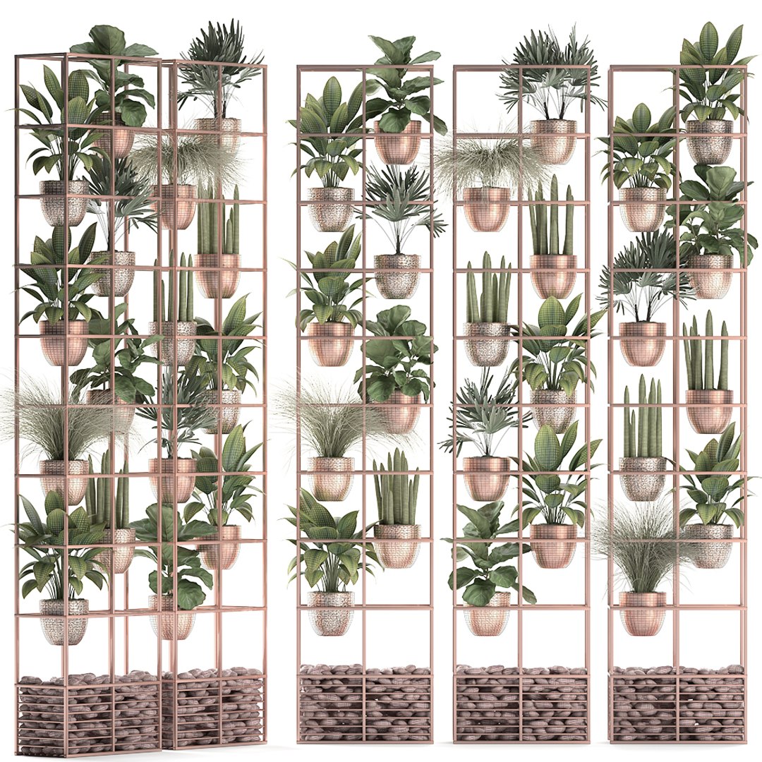 3D vertical garden plants - TurboSquid 1445779