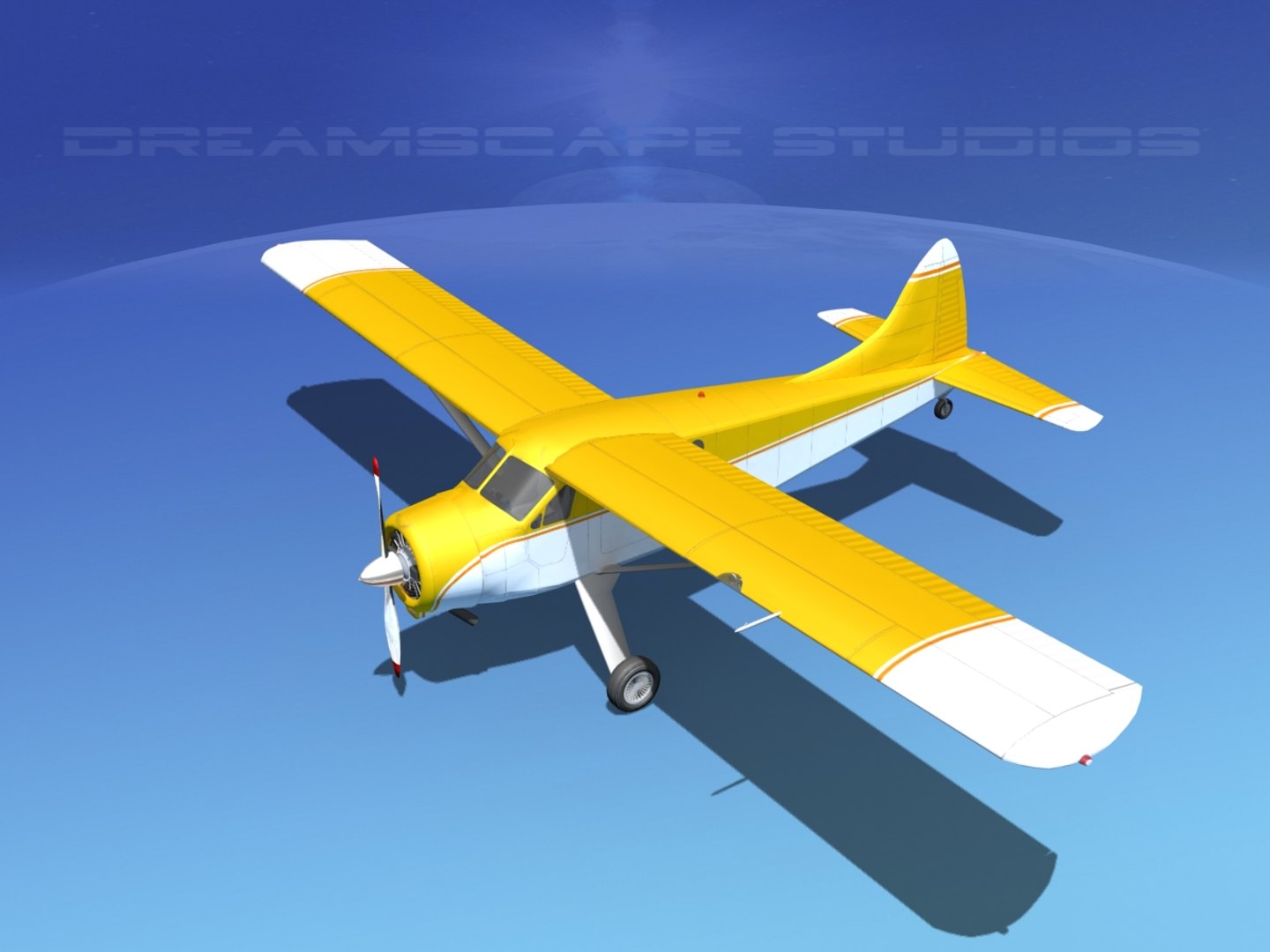 dehavilland beaver 3d 3ds
