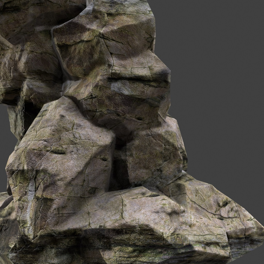 3d model rock