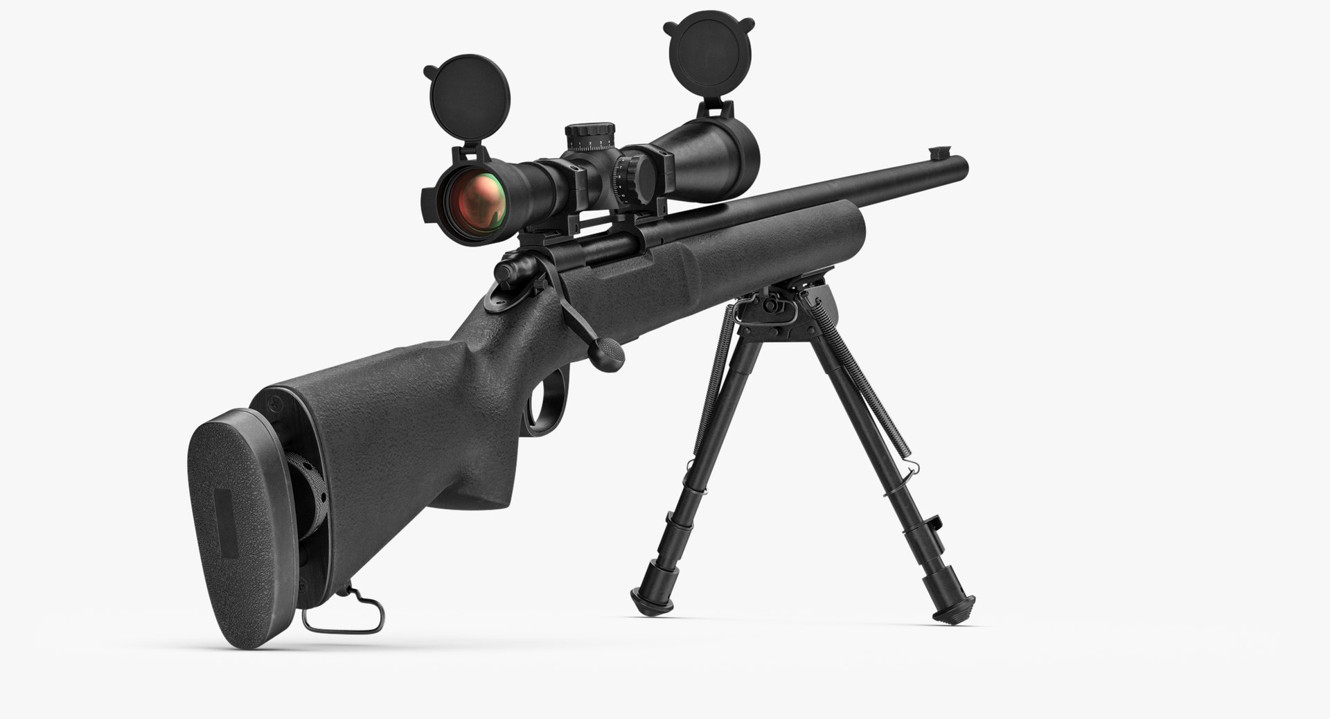 sniper rifle m24 3d ma