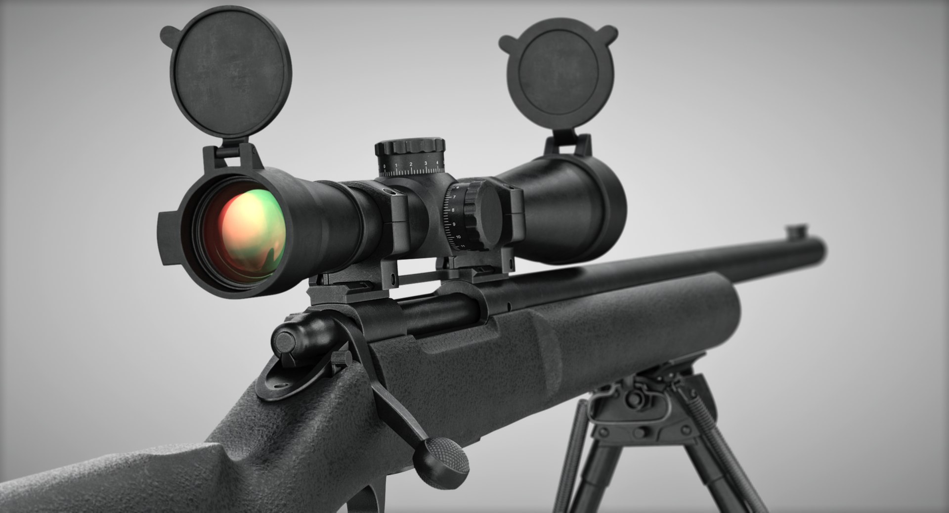 sniper rifle m24 3d ma