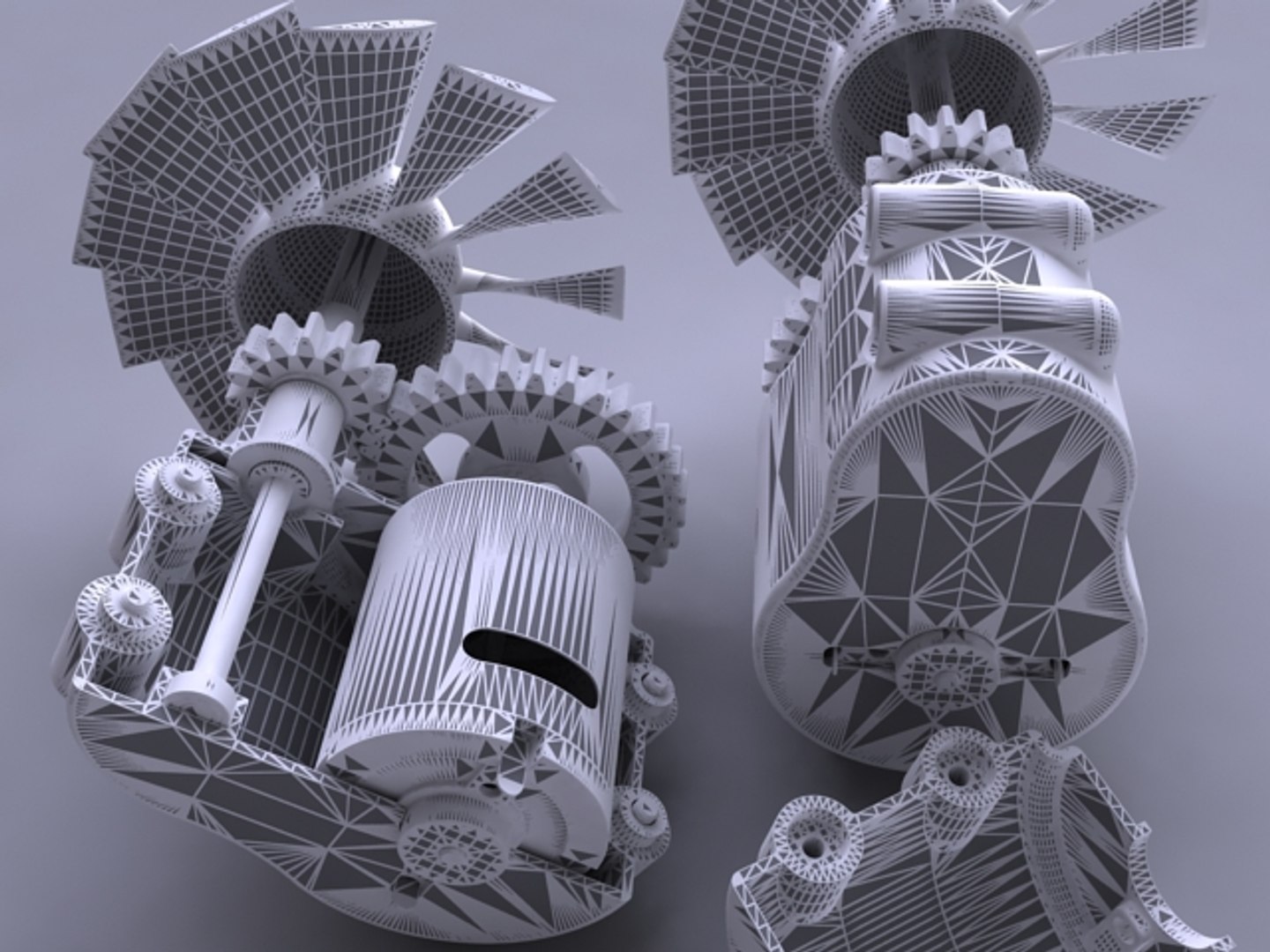 Turboprop Gear Box Assembly Max