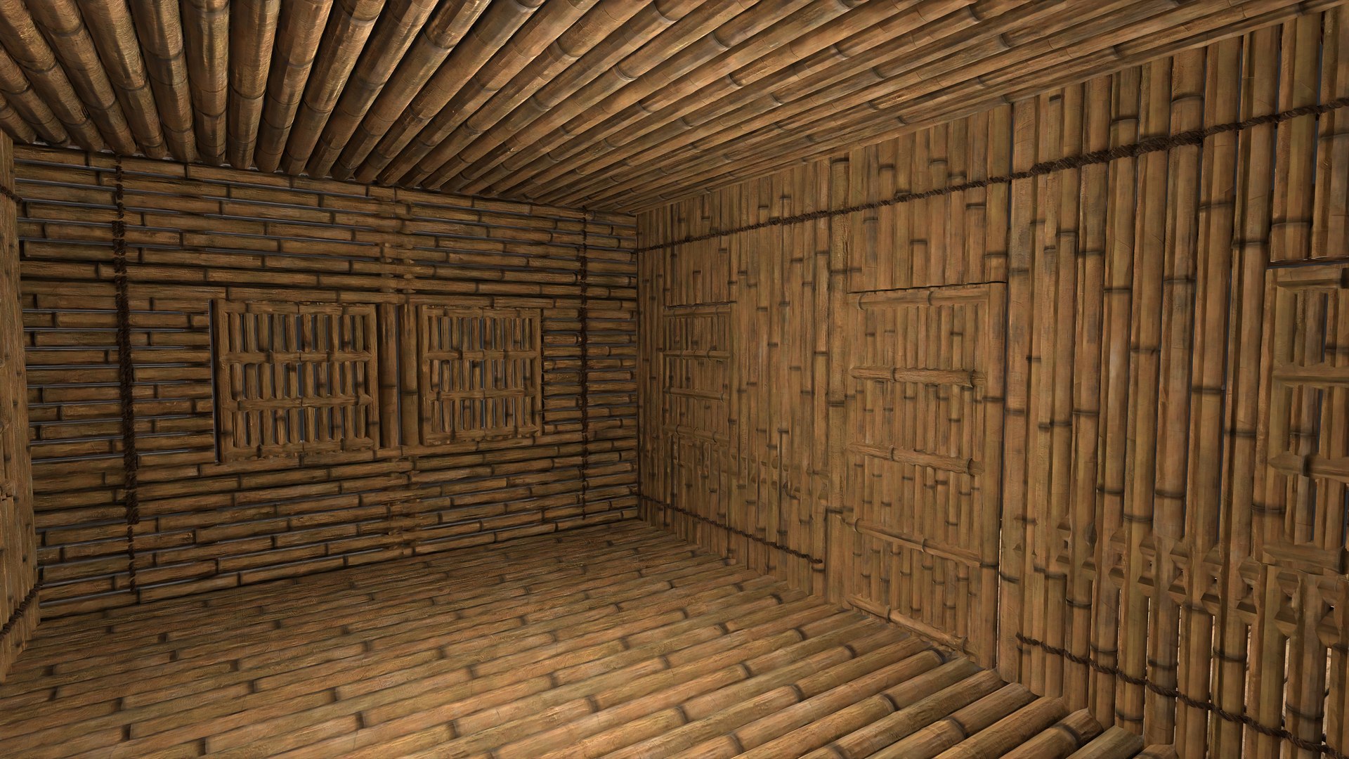 Bamboo House 4 - Jungle Hut 3D Model - TurboSquid 2342270