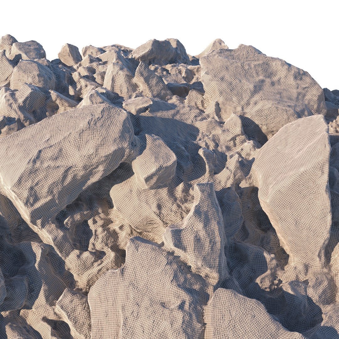 3D Stone Embankment Model - TurboSquid 1602264