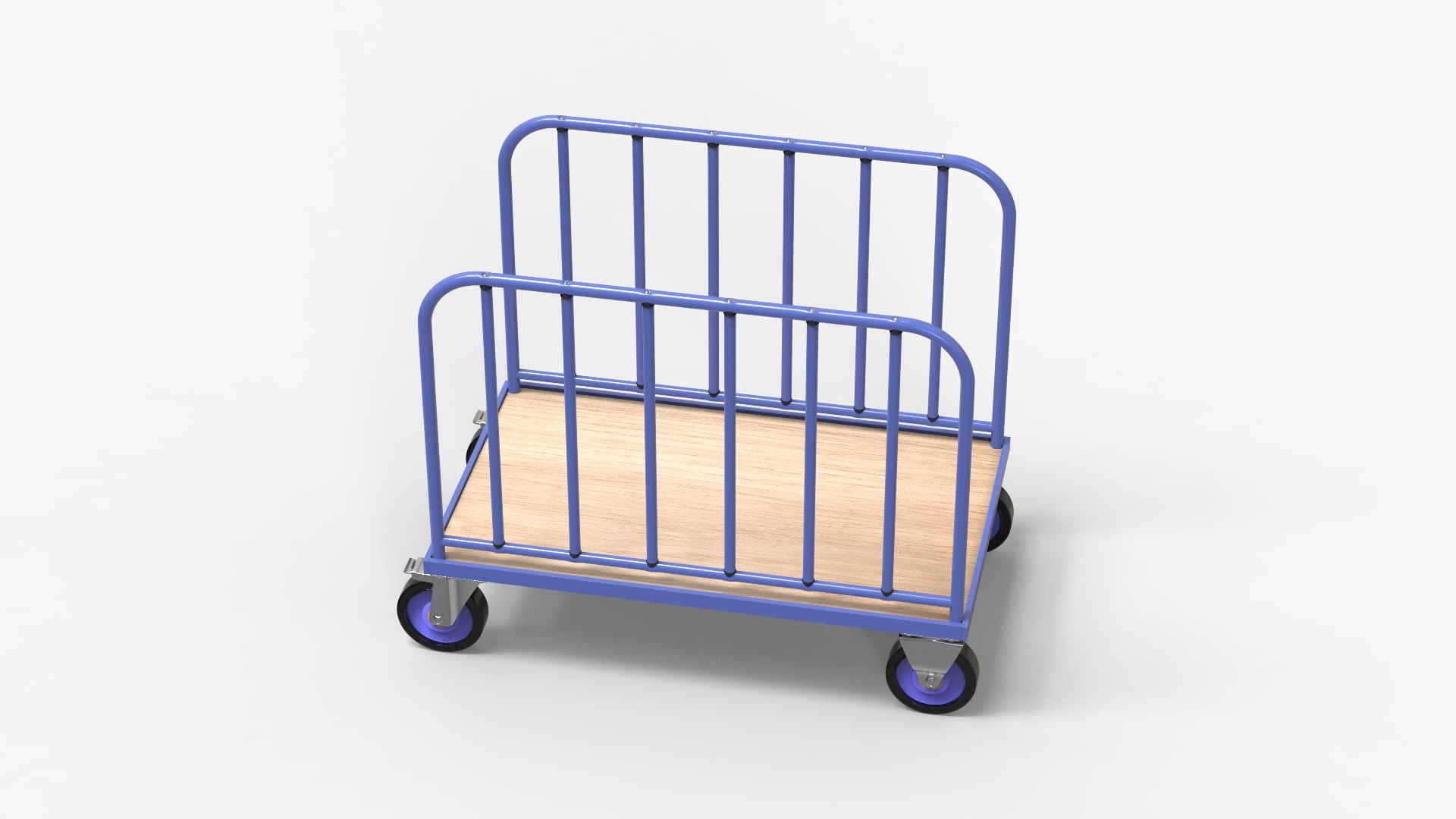 Platform Trolley 2 Push Brackets 3D Model - TurboSquid 1726110