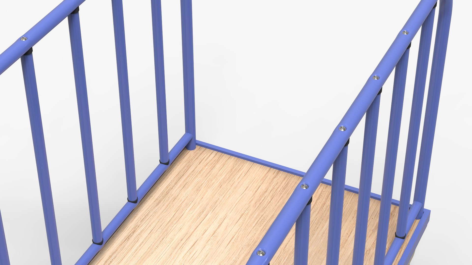 Platform Trolley 2 Push Brackets 3D Model - TurboSquid 1726110