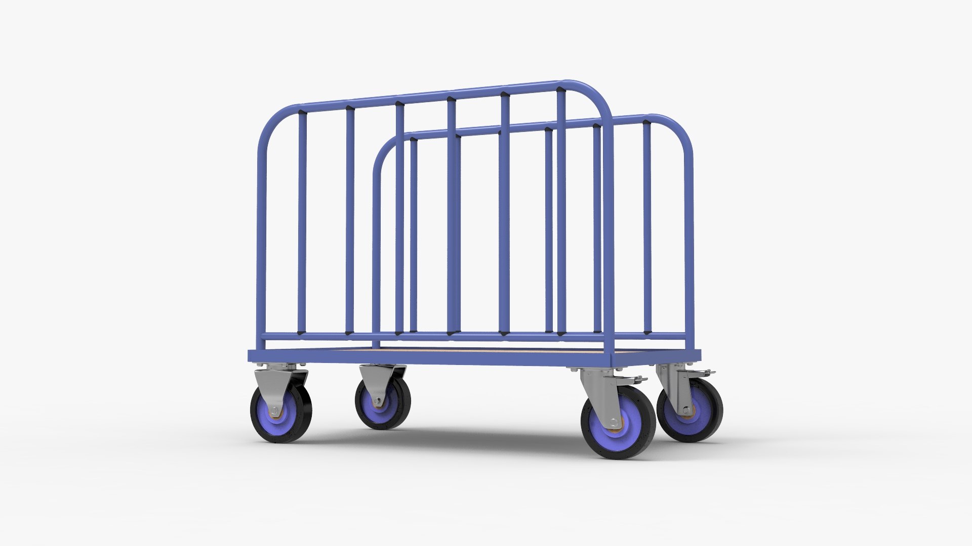 Platform Trolley 2 Push Brackets 3D Model - TurboSquid 1726110