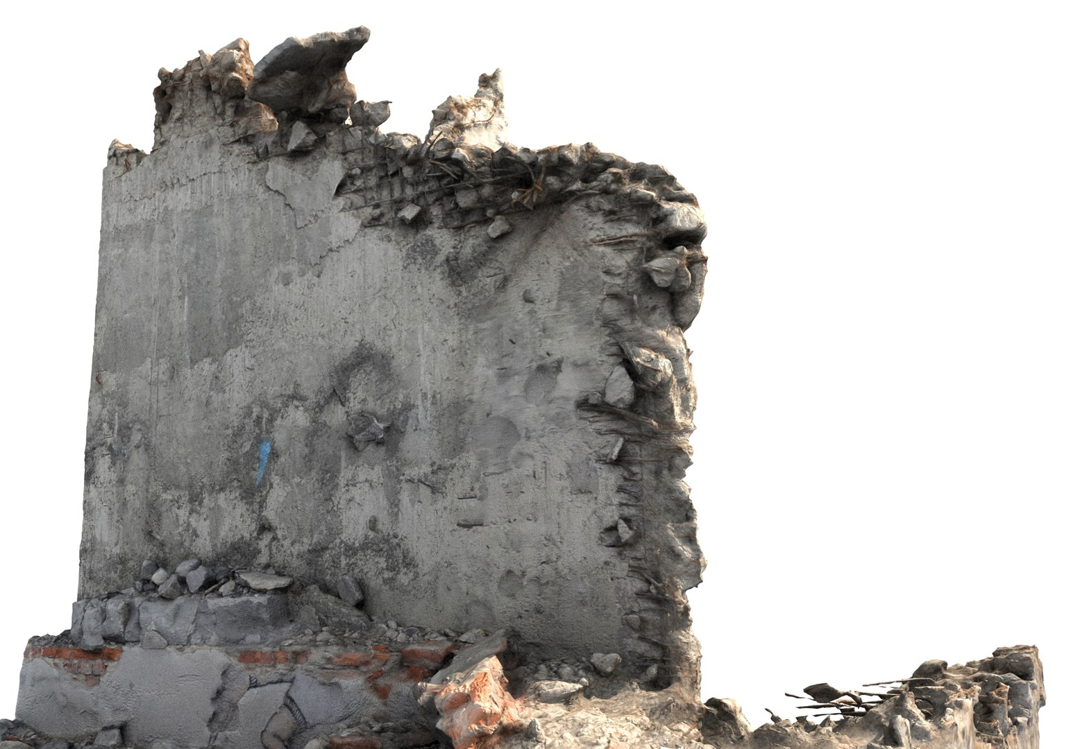 Concrete Rubble1 3D Model - TurboSquid 1722780