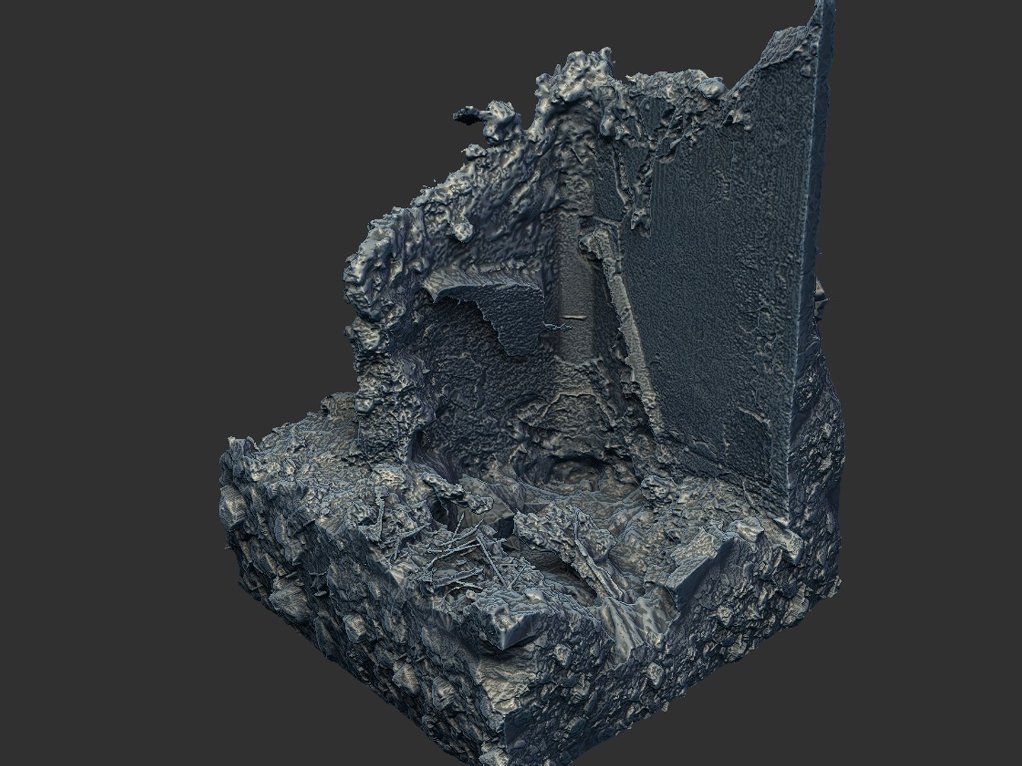 Concrete Rubble1 3D Model - TurboSquid 1722780