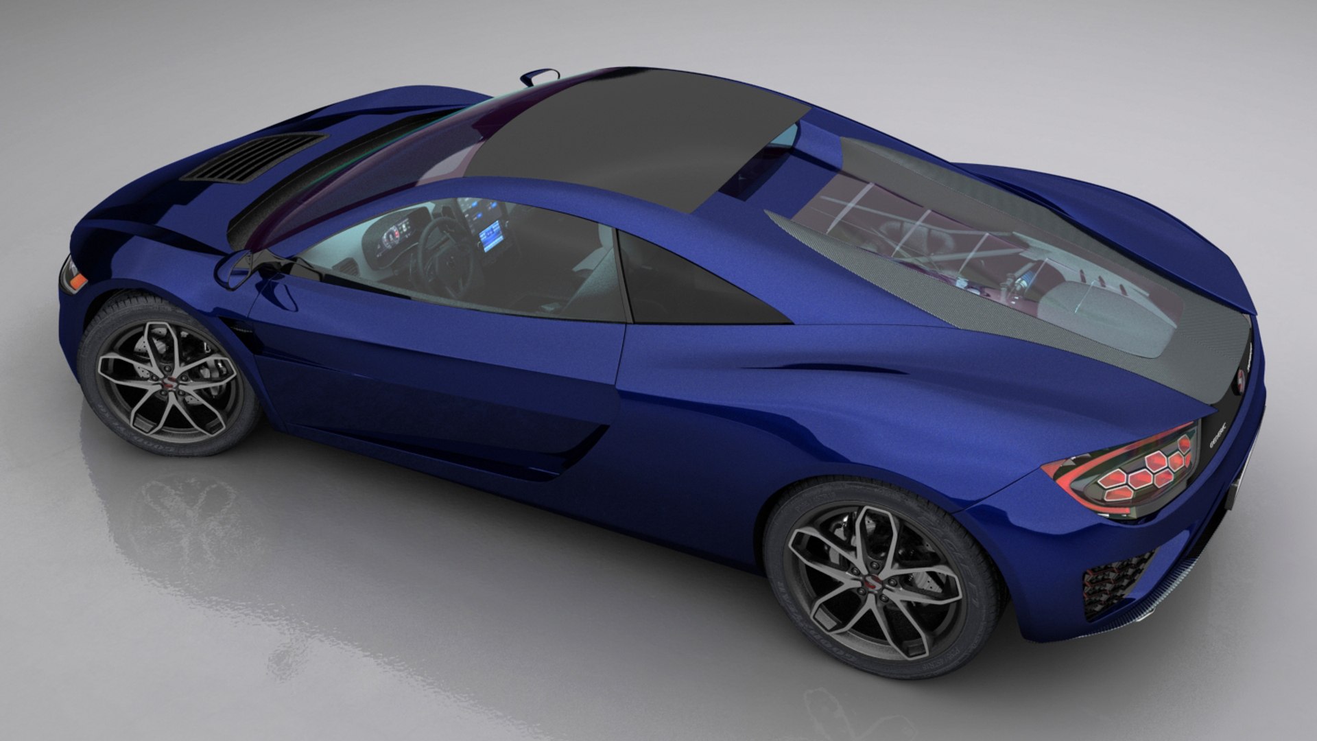 3D Generic Supercar - TurboSquid 1389817