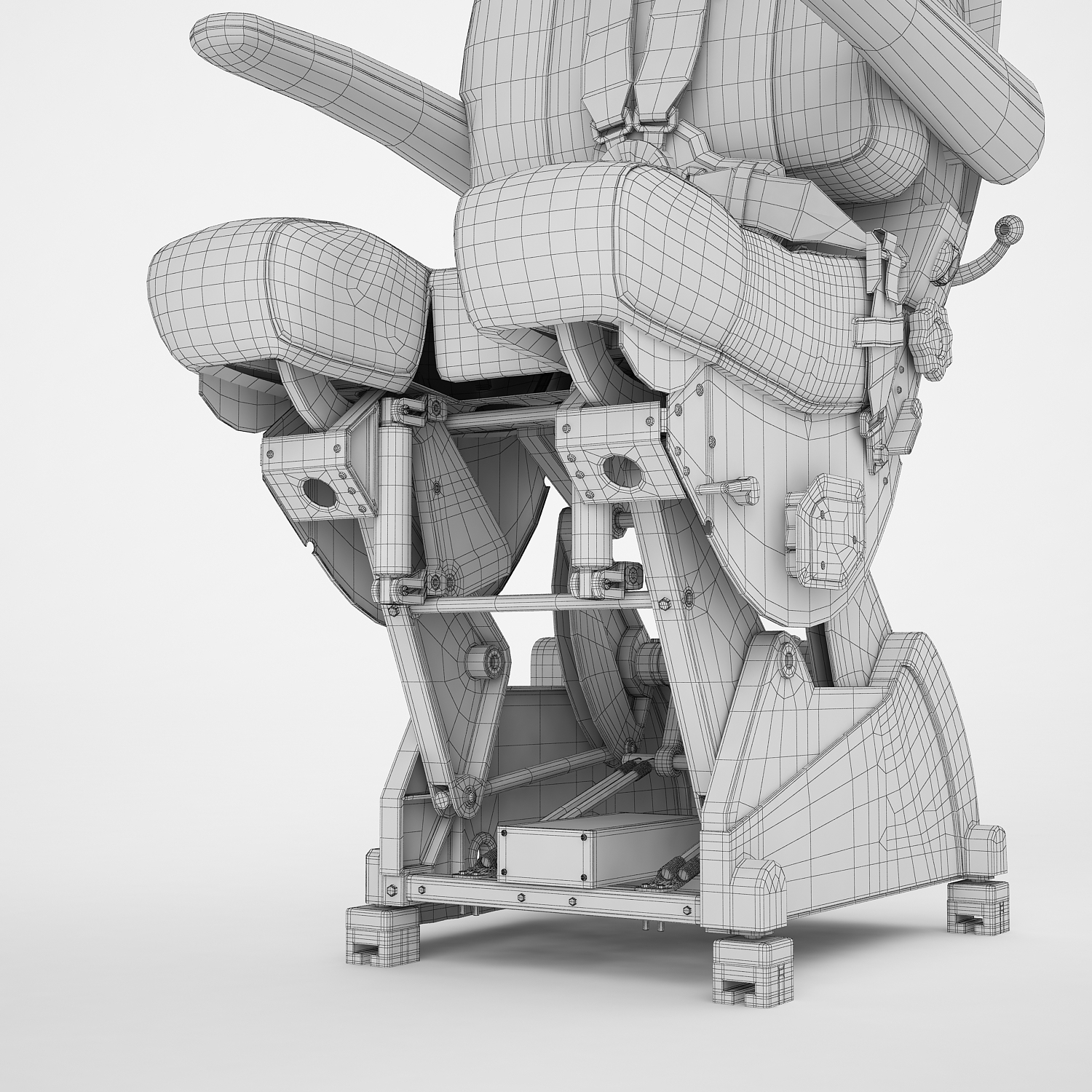 3D airplane pilot chair - TurboSquid 1270348