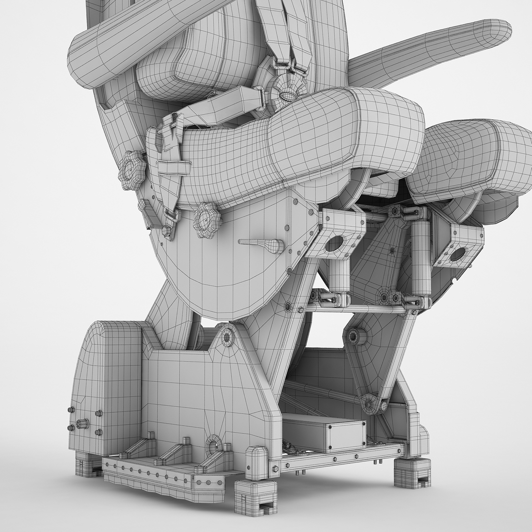3D airplane pilot chair - TurboSquid 1270348