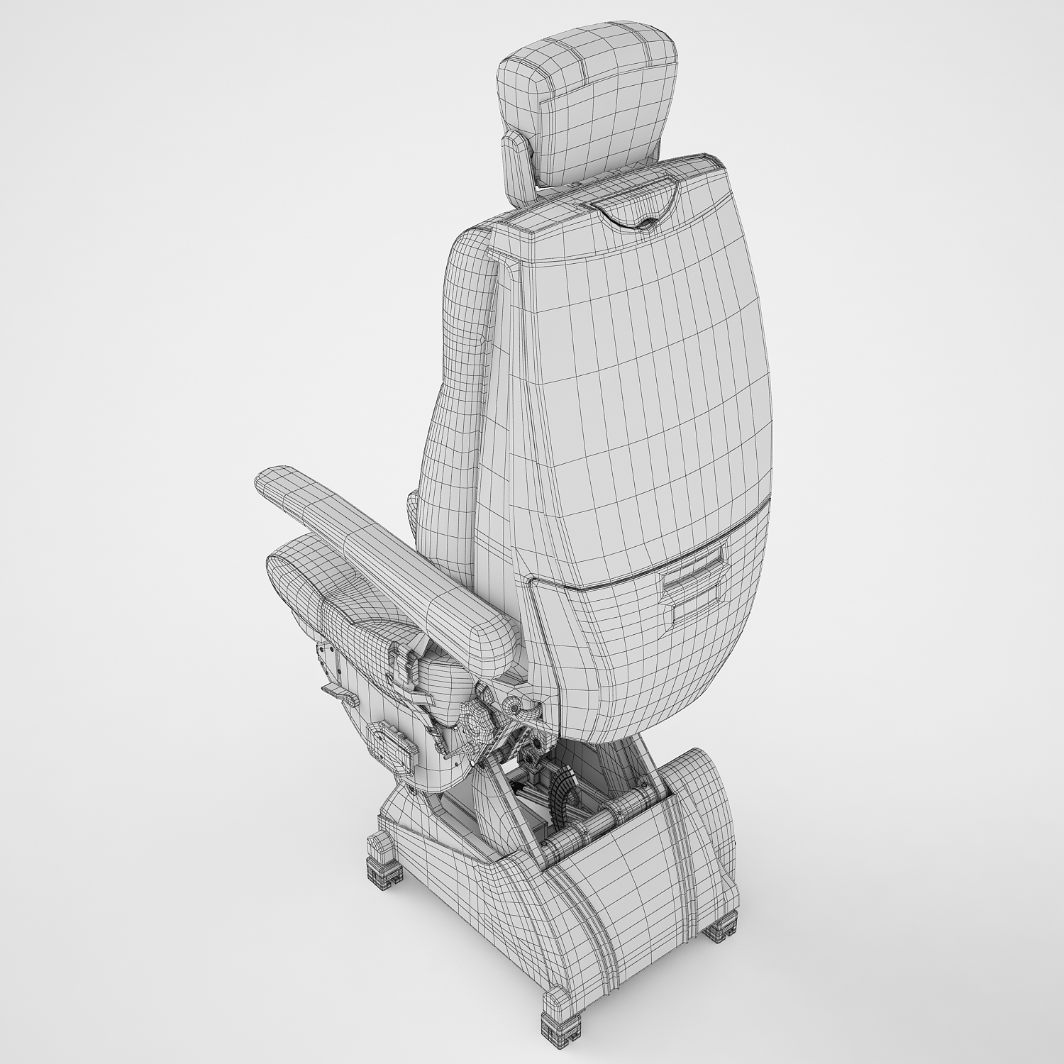 3D airplane pilot chair - TurboSquid 1270348
