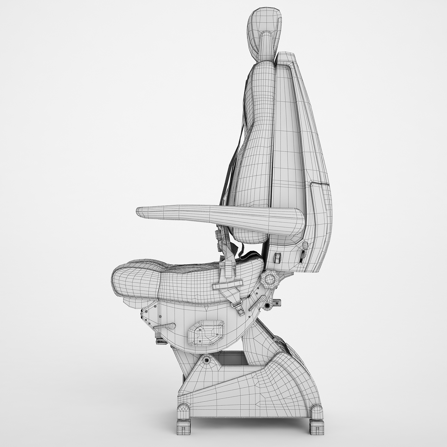 3D airplane pilot chair - TurboSquid 1270348
