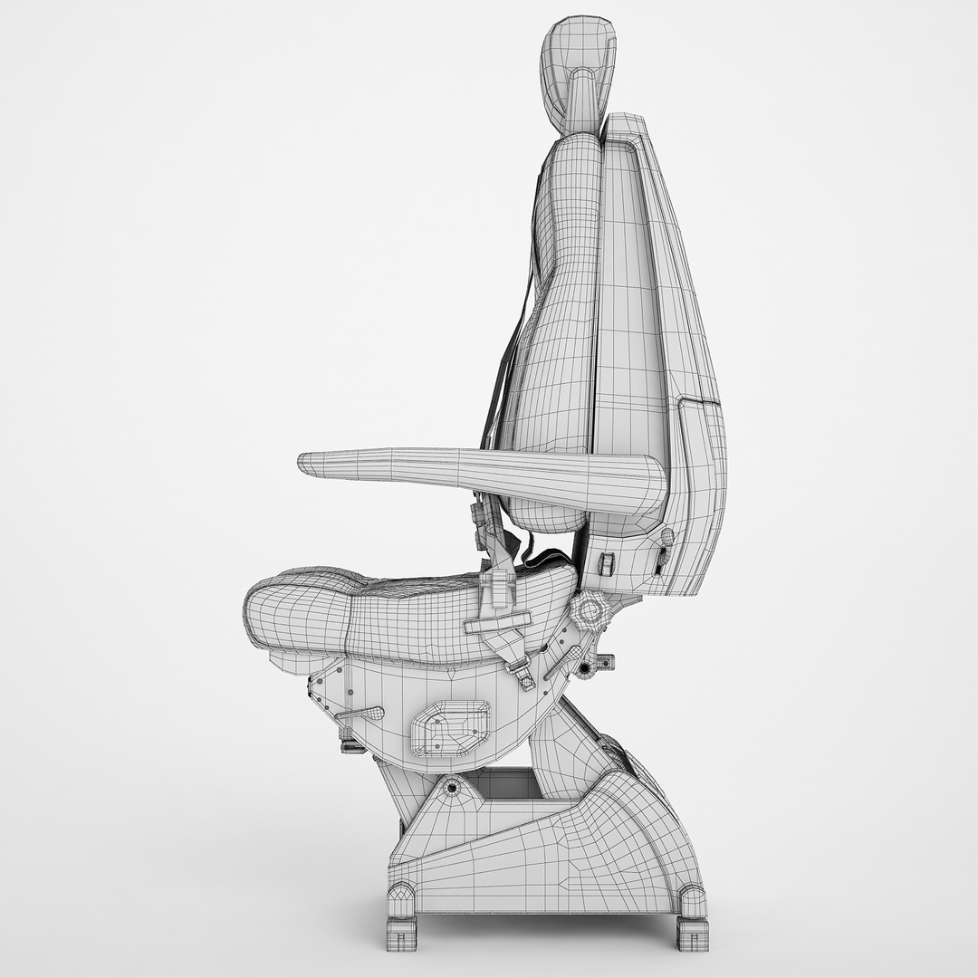 3D airplane pilot chair - TurboSquid 1270348