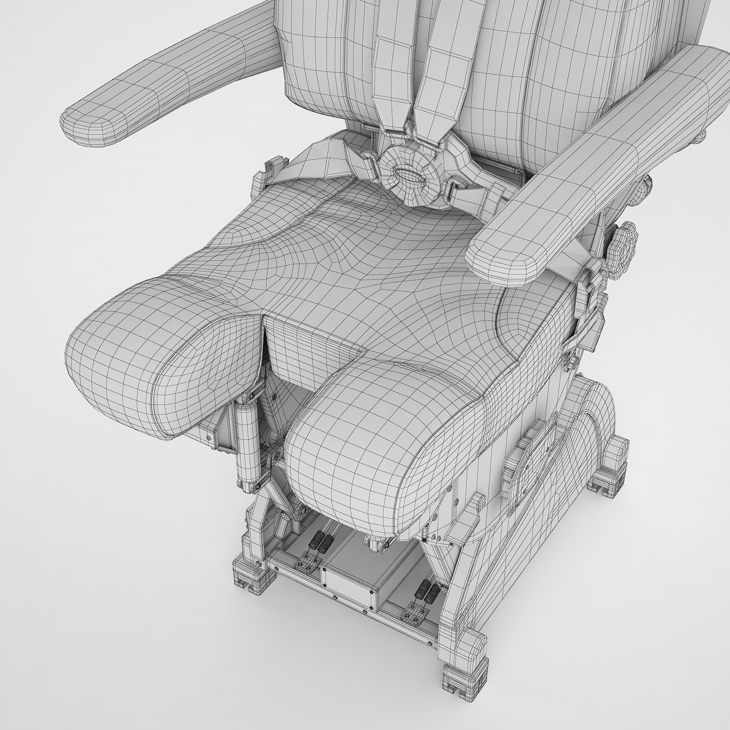3D airplane pilot chair - TurboSquid 1270348