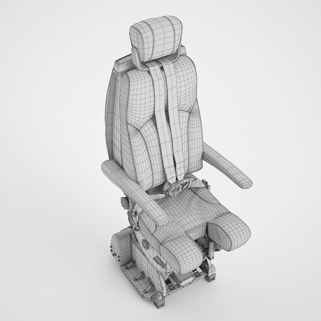 3D airplane pilot chair - TurboSquid 1270348