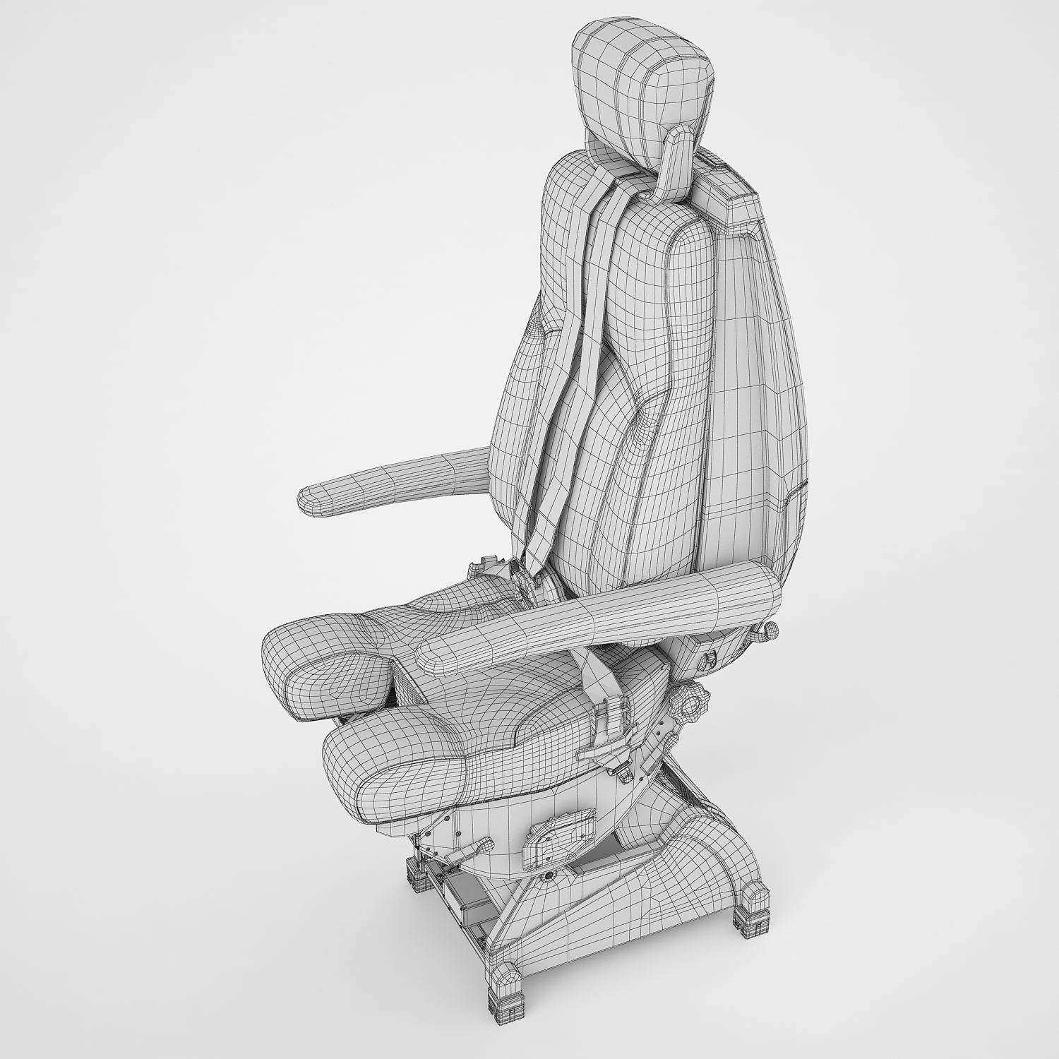 3D airplane pilot chair - TurboSquid 1270348