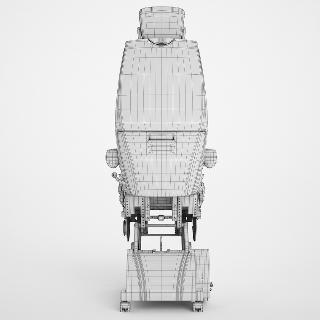 3D airplane pilot chair - TurboSquid 1270348