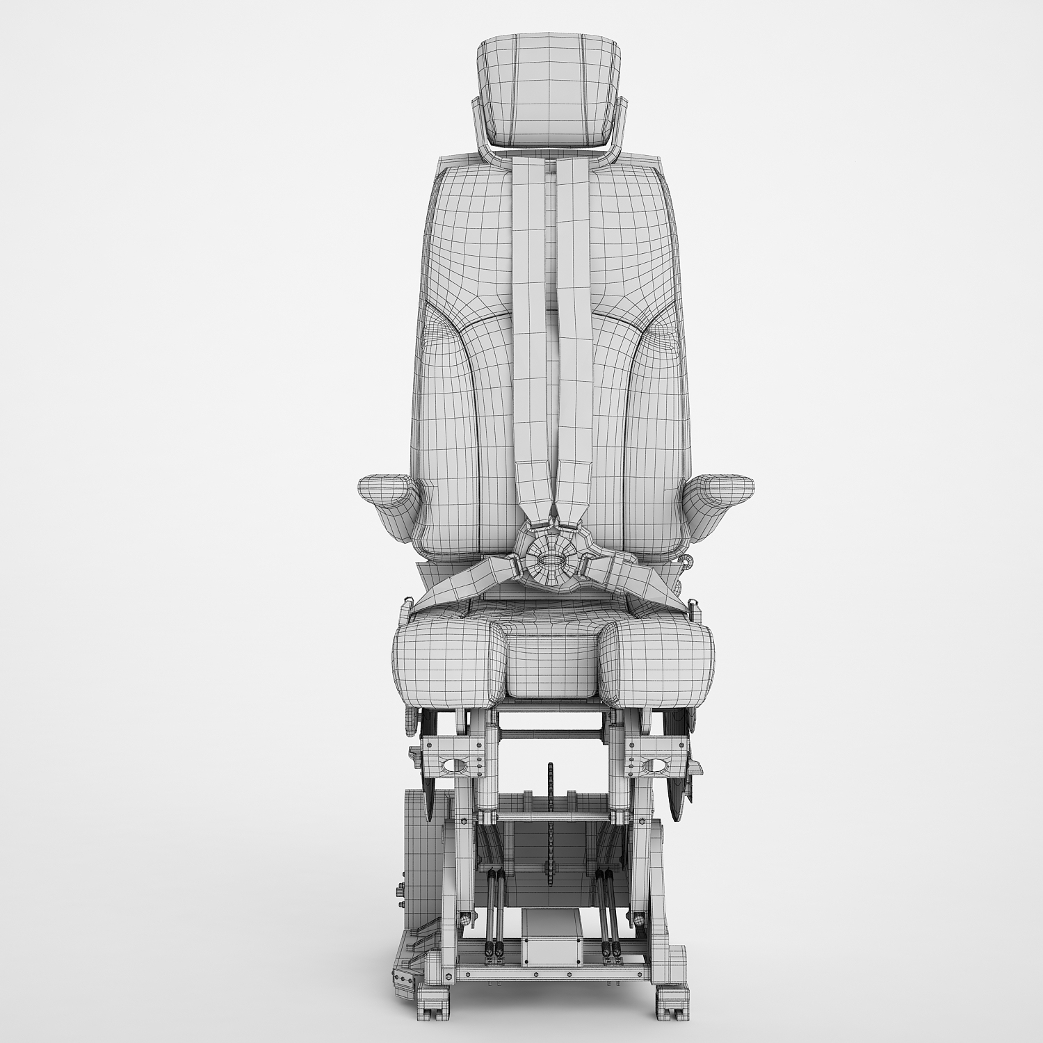 3D airplane pilot chair - TurboSquid 1270348