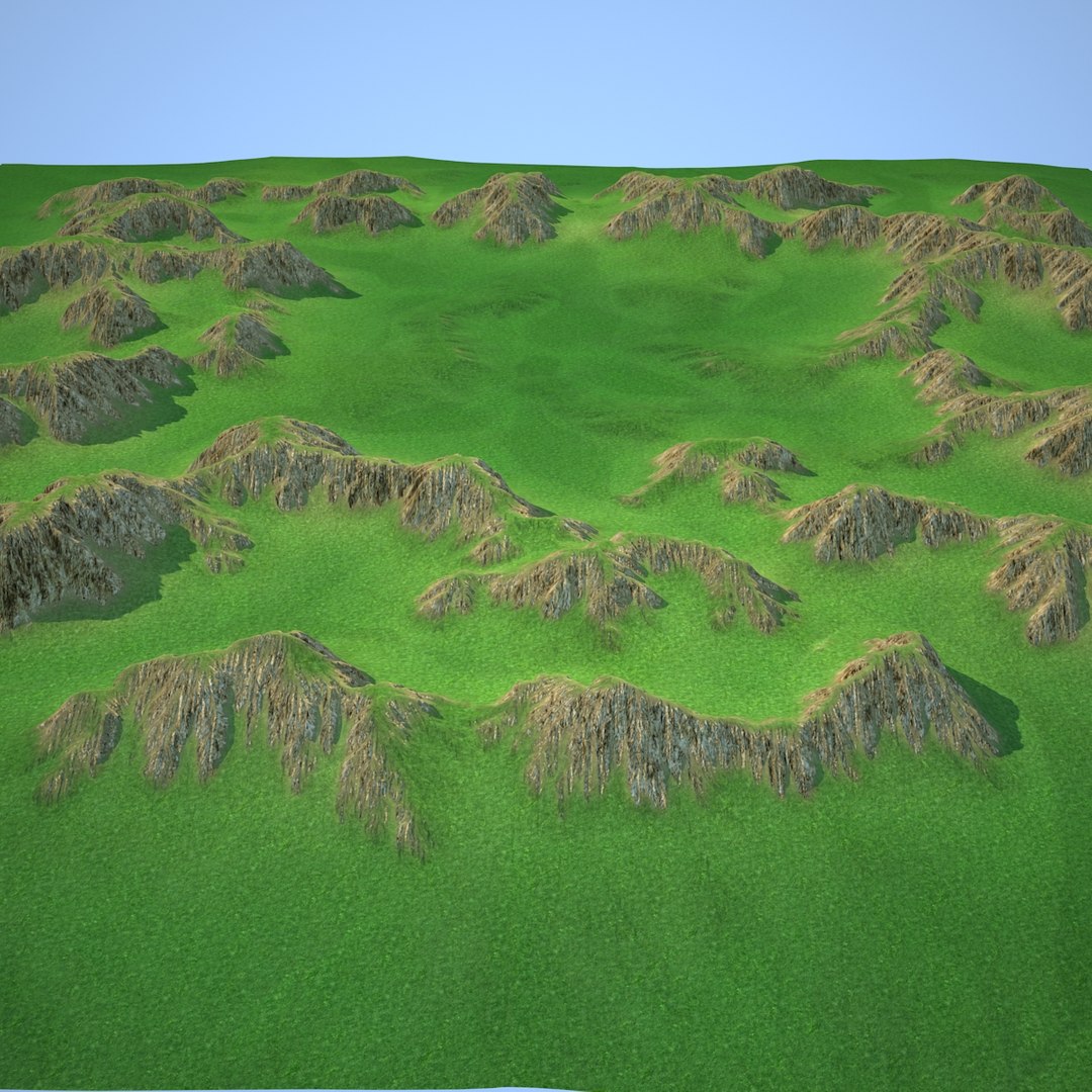 3d model terrain