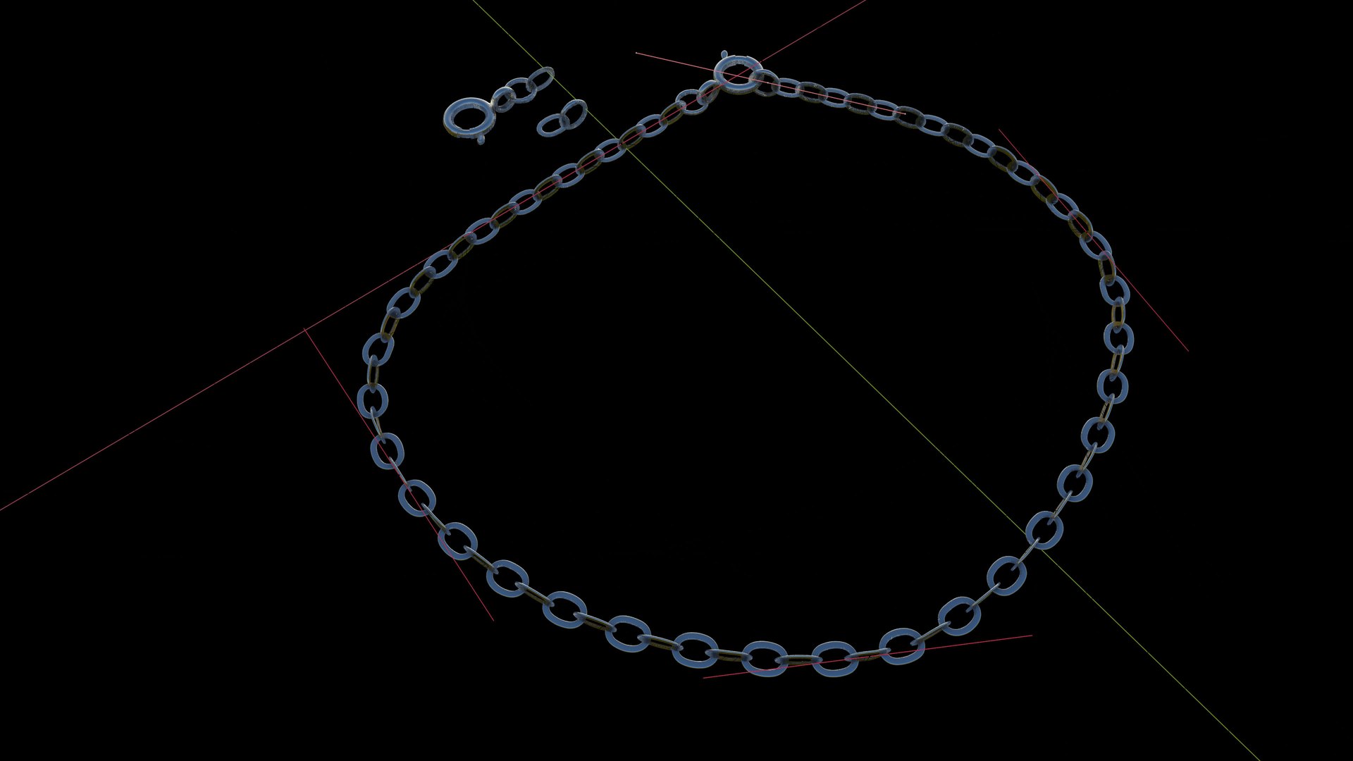 3D Chain Blender Native Rig Model - TurboSquid 1532410
