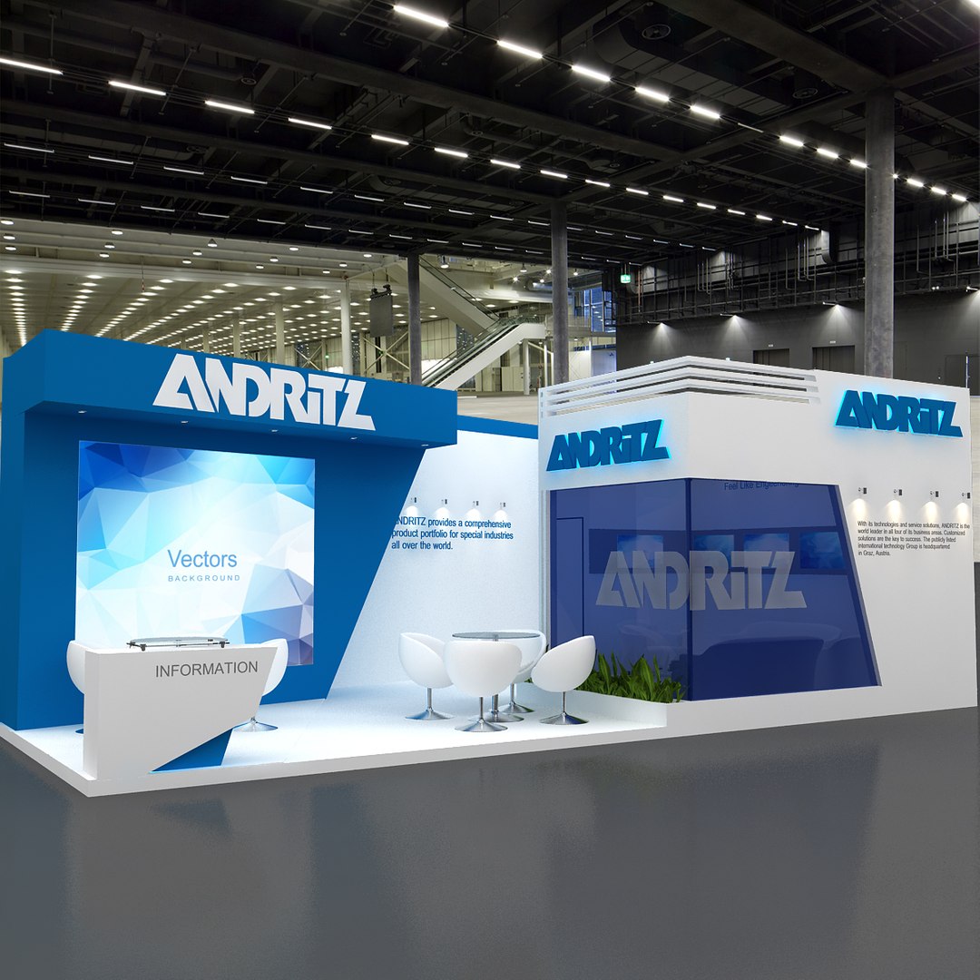 3D Exhibition Design Model - TurboSquid 2148777