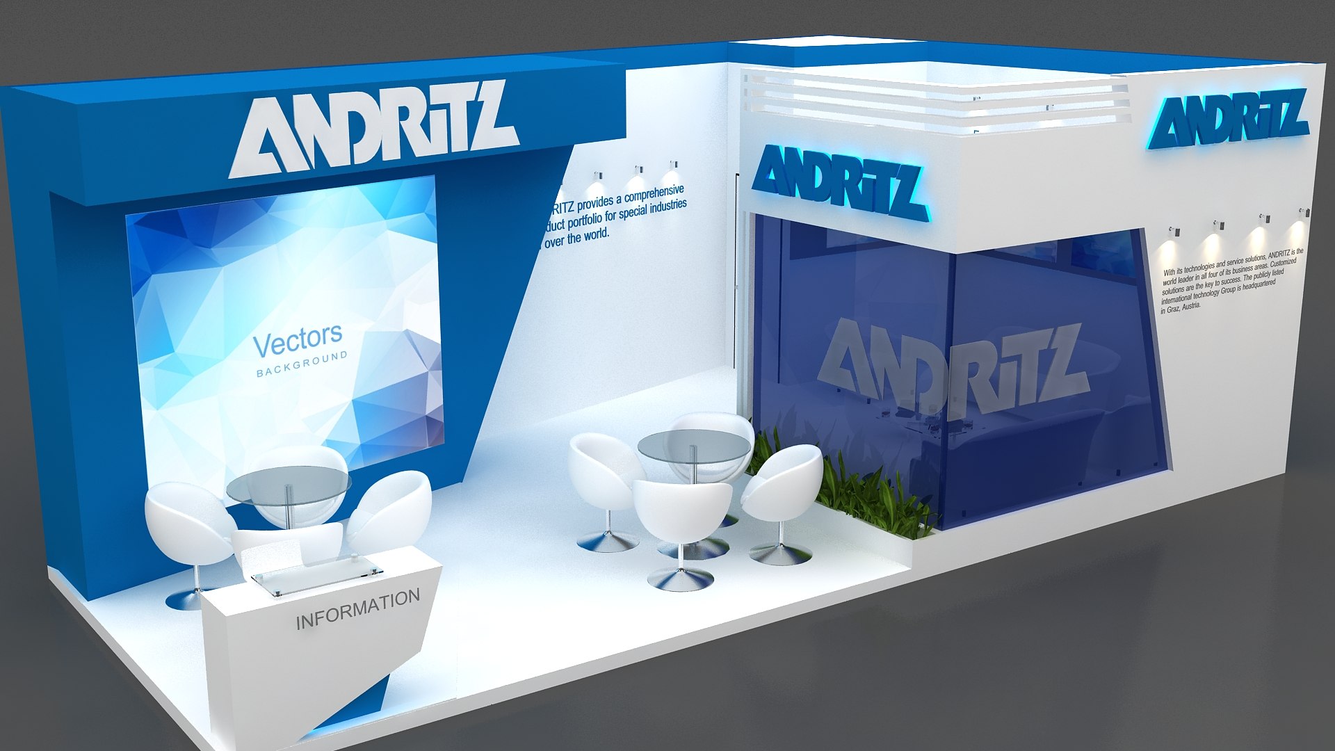 3D Exhibition Design Model - TurboSquid 2148777