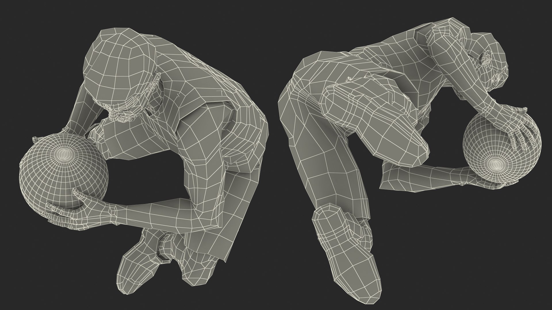 Teenage Boy Playing Pose Model - TurboSquid 1762609