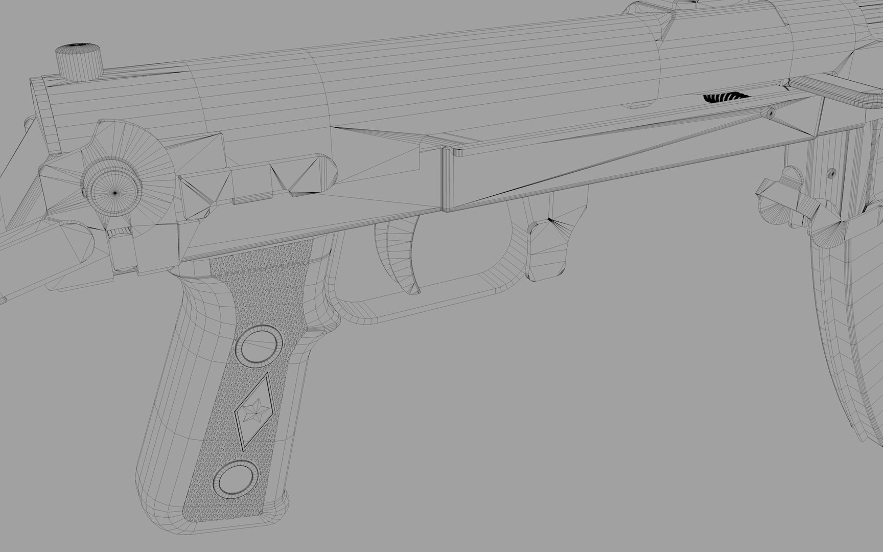 3d Model Pps-43 Rifle