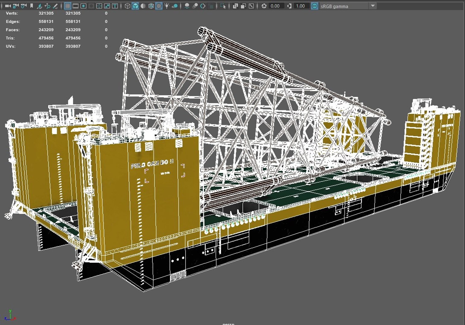 3D Platform Fels Ii - TurboSquid 1475478