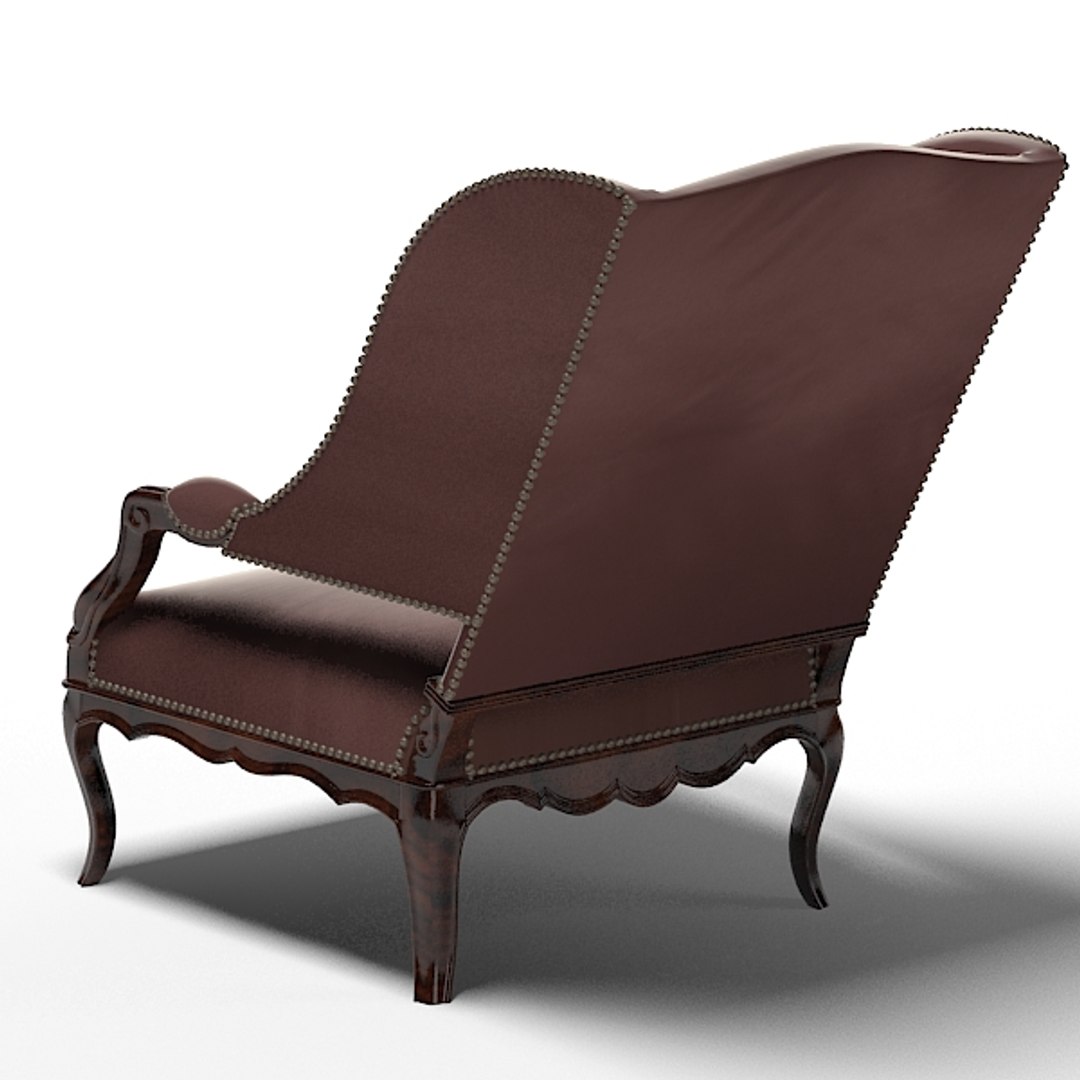 3d armchair chair pierre model