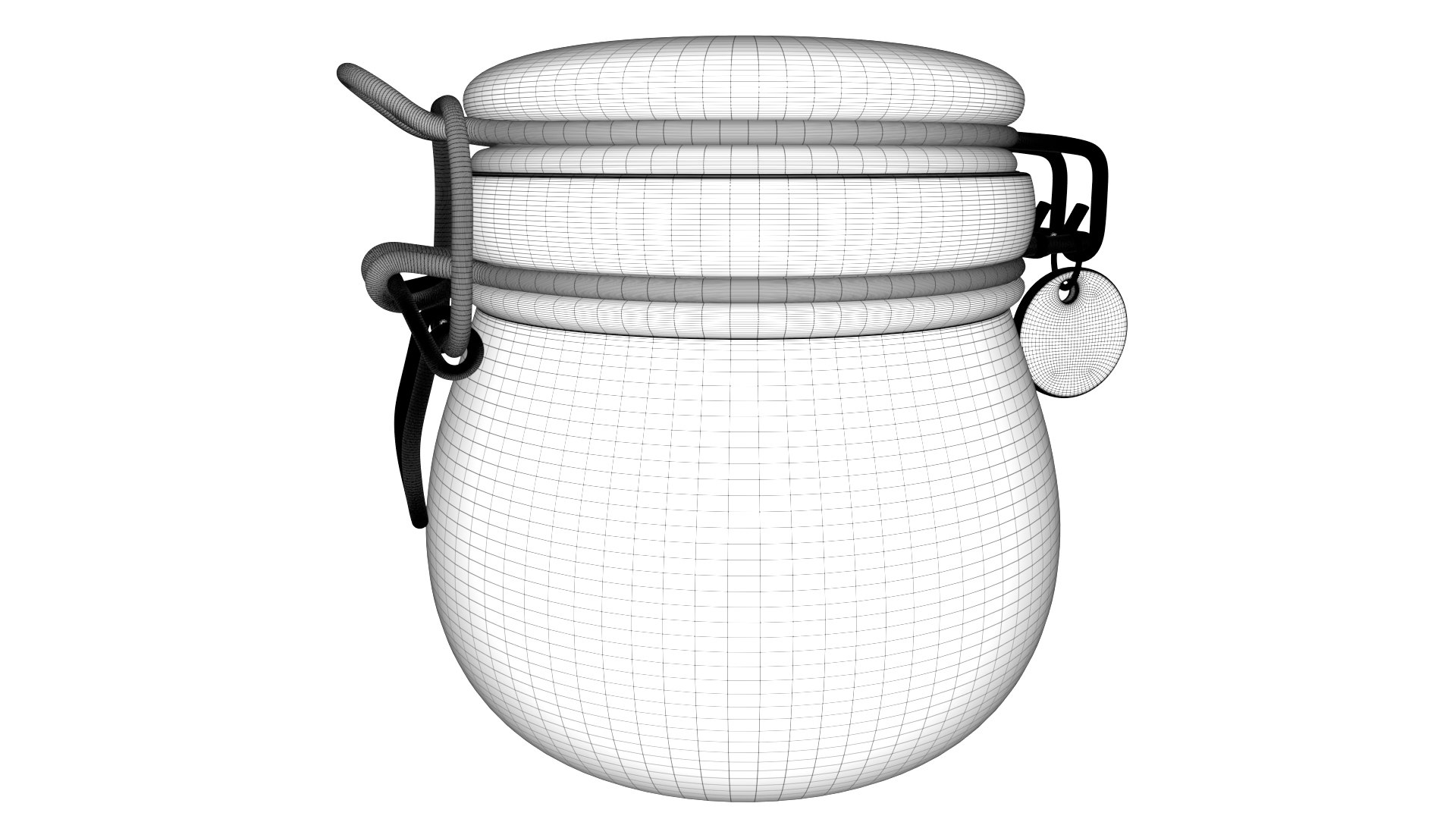 3D Small Glass Mason Jar Model - TurboSquid 1329292