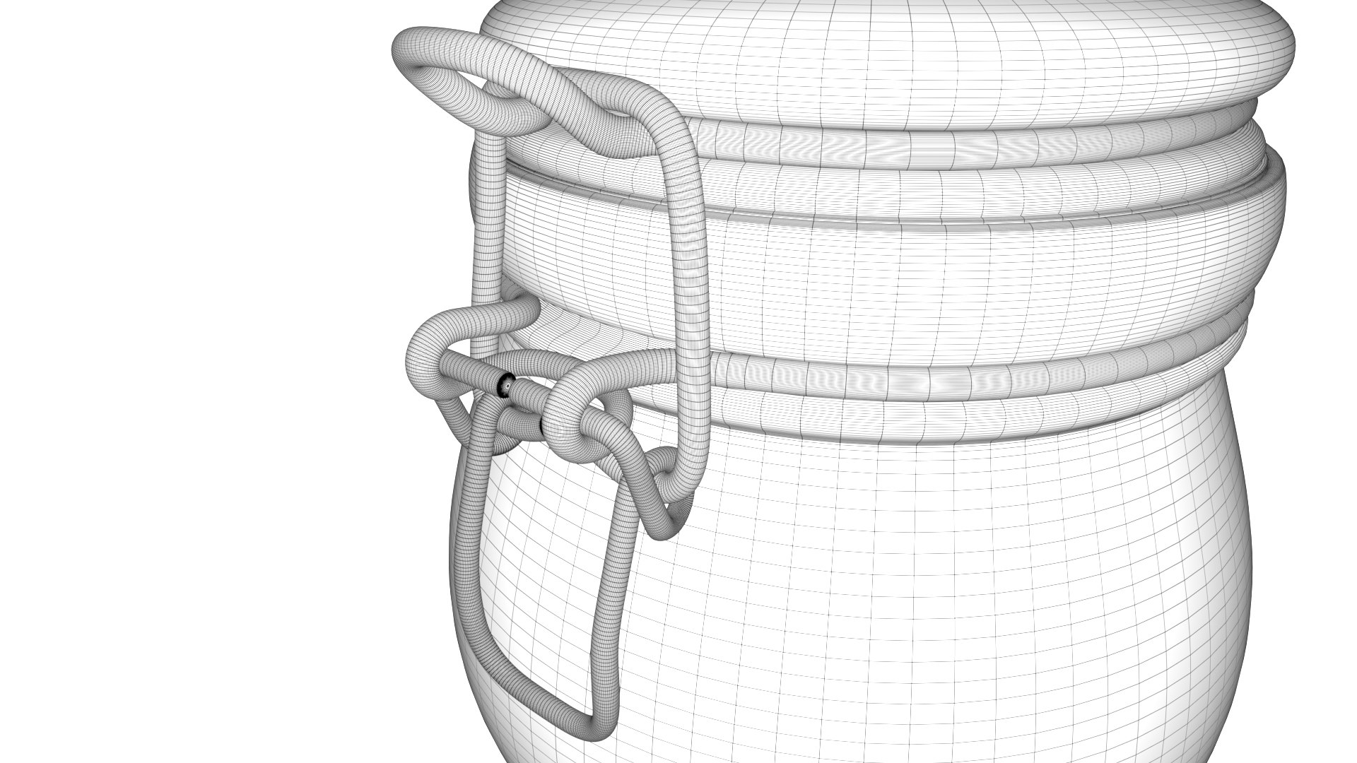 3D Small Glass Mason Jar Model - TurboSquid 1329292