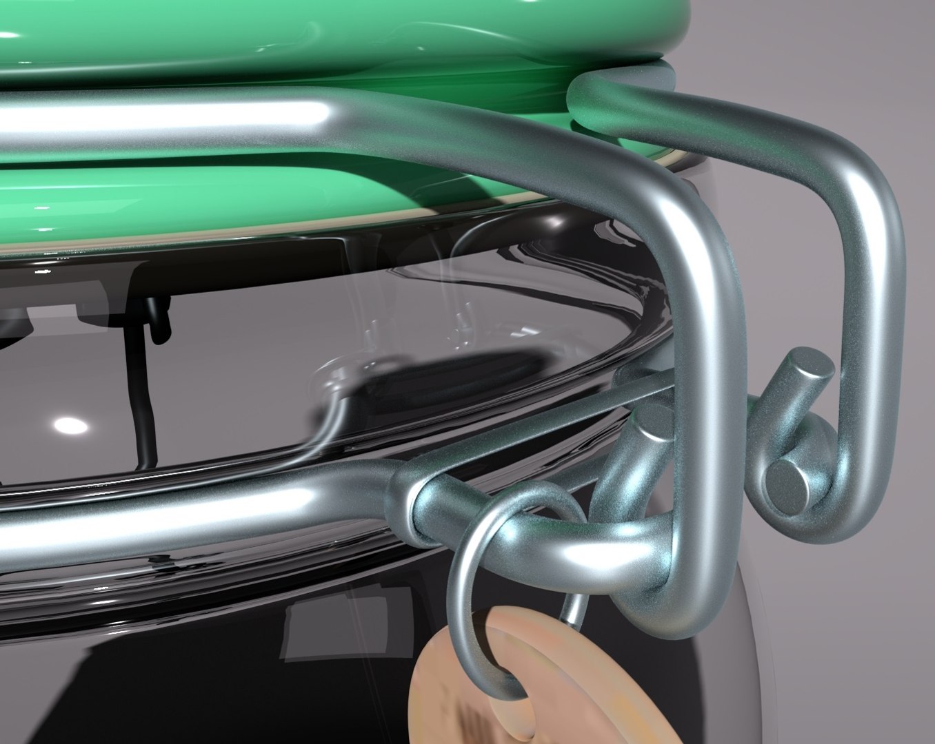 3D Small Glass Mason Jar Model - TurboSquid 1329292