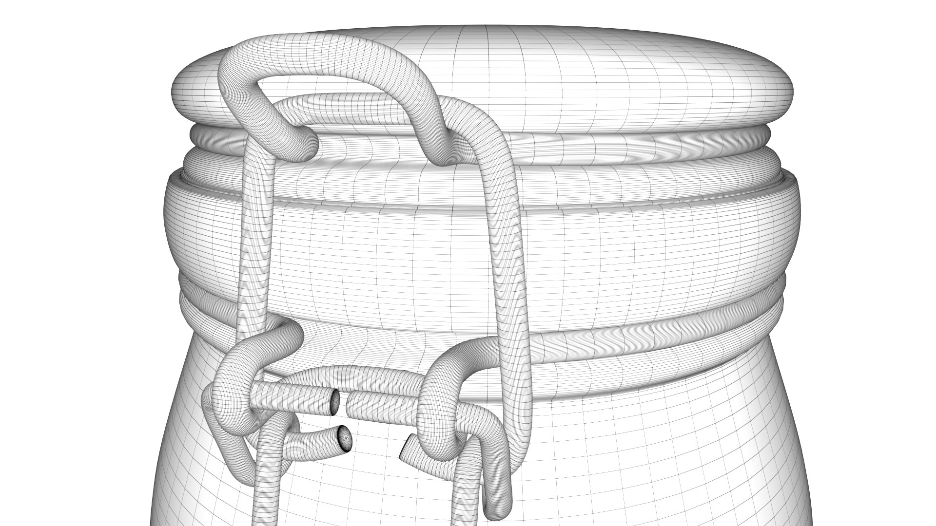 3D Small Glass Mason Jar Model - TurboSquid 1329292