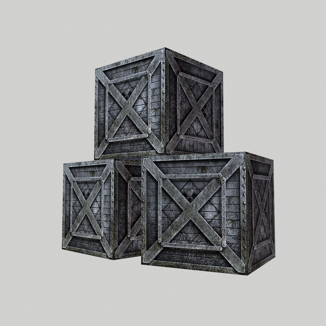 Metal Box 3d Ma