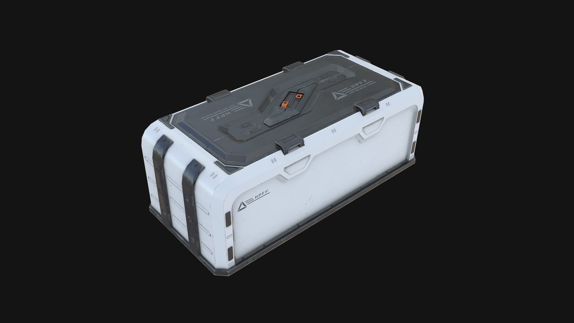 3D Sci-fi Container Chest - TurboSquid 1817051