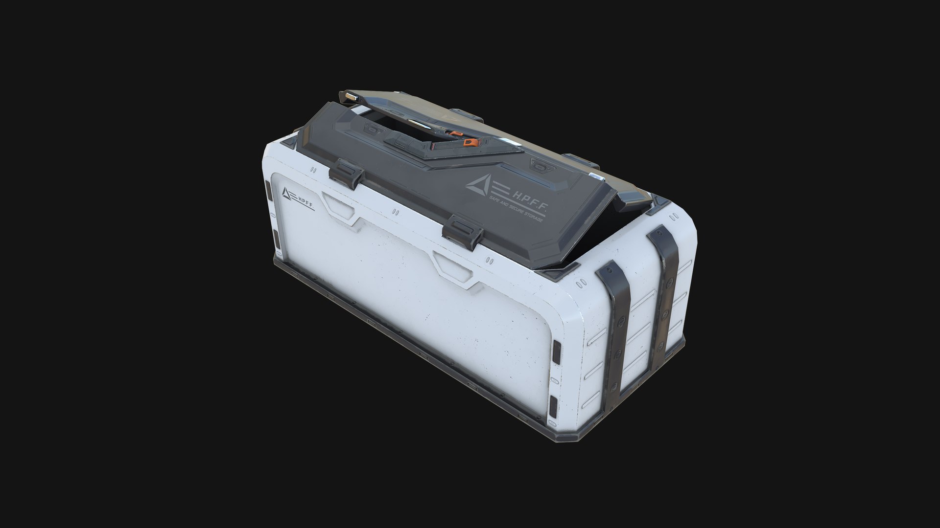 3D Sci-fi Container Chest - TurboSquid 1817051