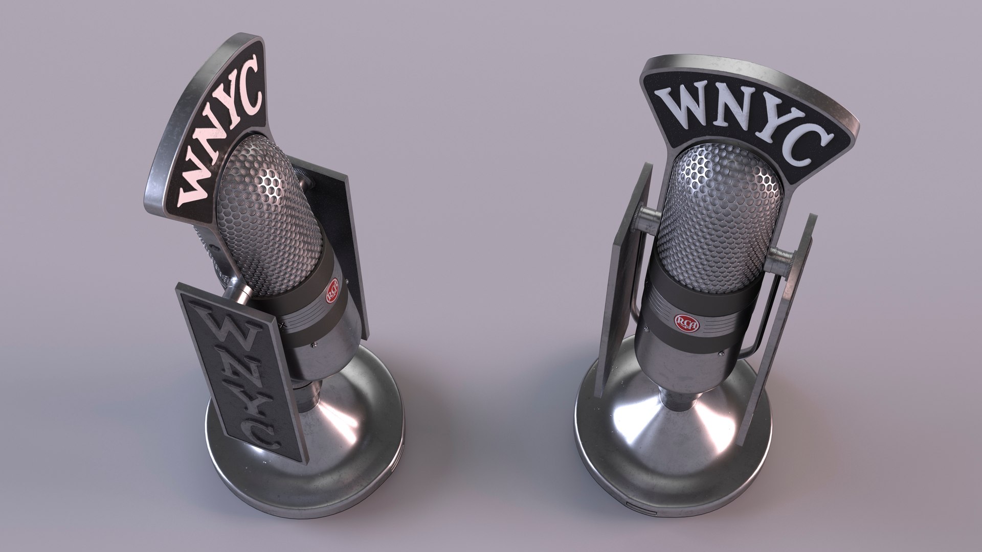 3D Vintage RCA 77-D Ribbon Microphone Model - TurboSquid 2178329