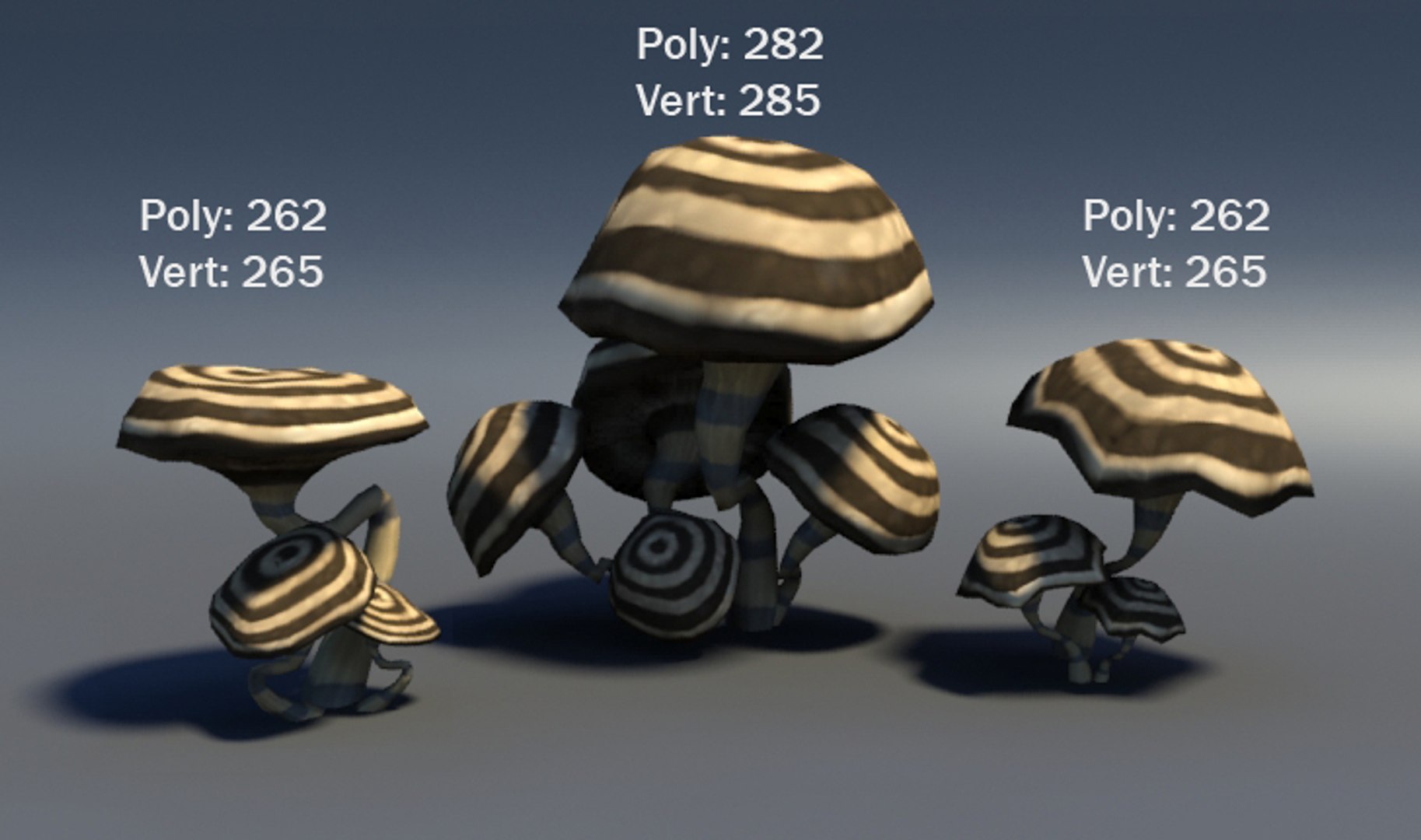 3d mushroom pack