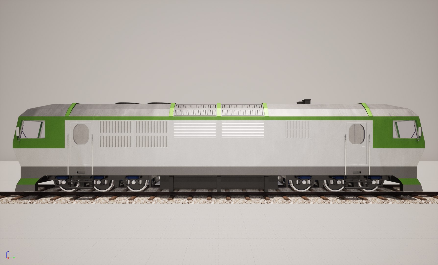 3D Animated game-ready Locomotive - TurboSquid 2140258