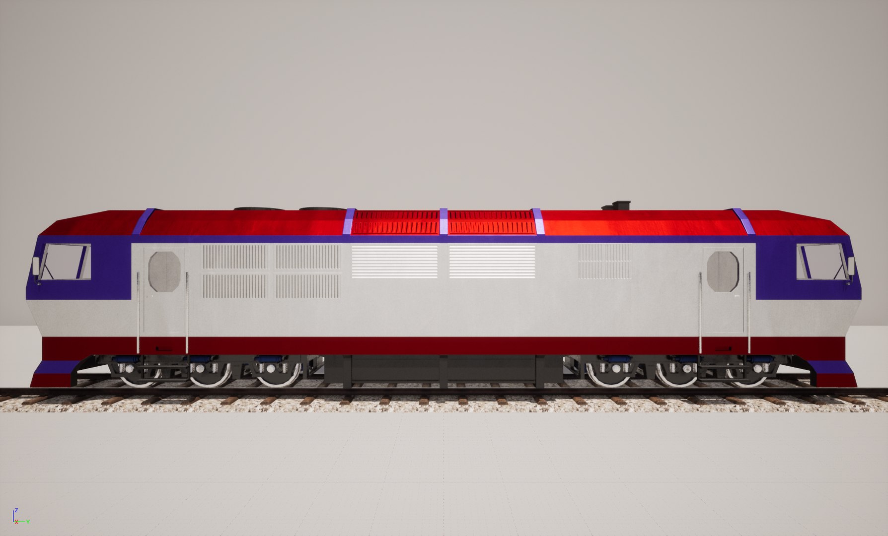 3D Animated game-ready Locomotive - TurboSquid 2140258