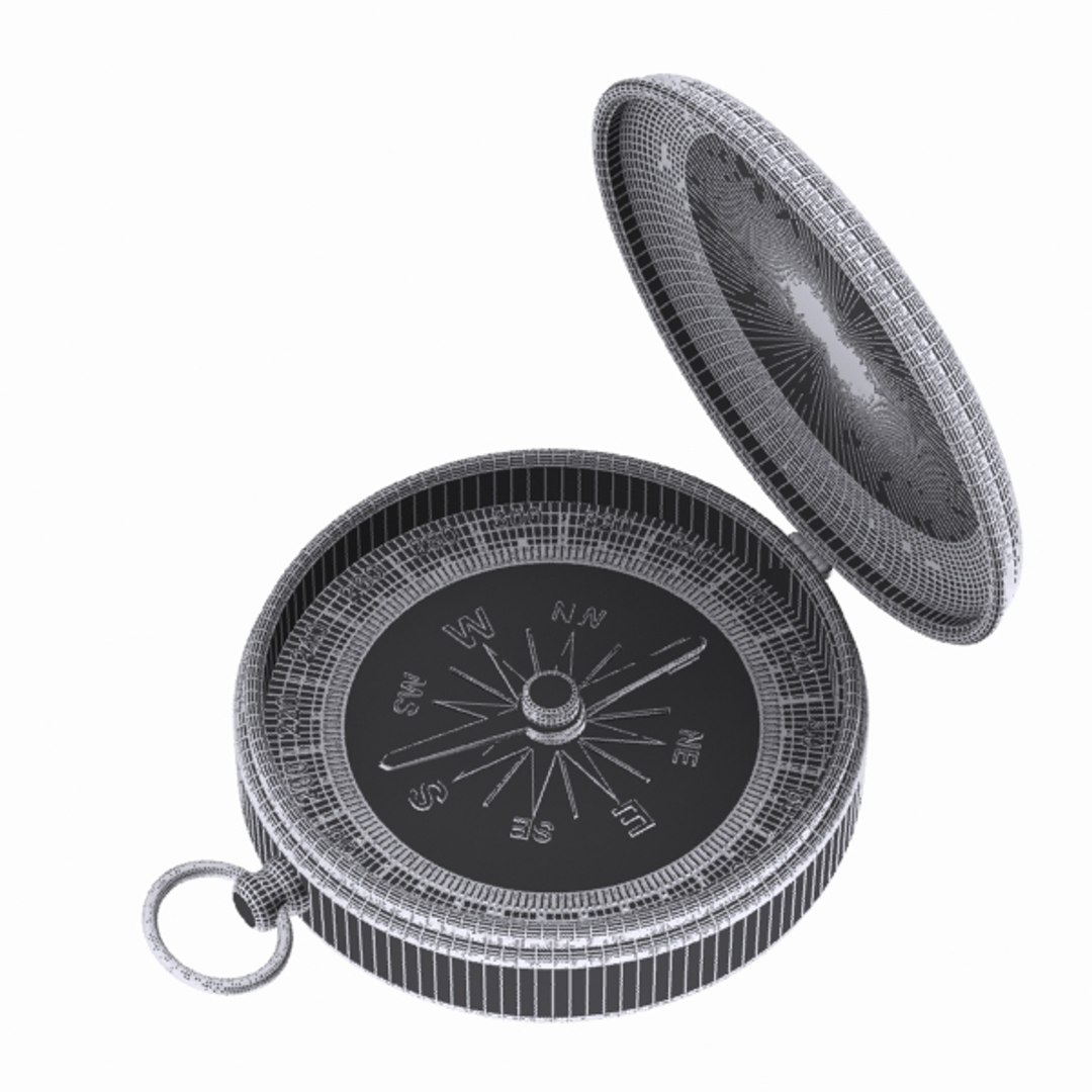 3d Model Golden Compass