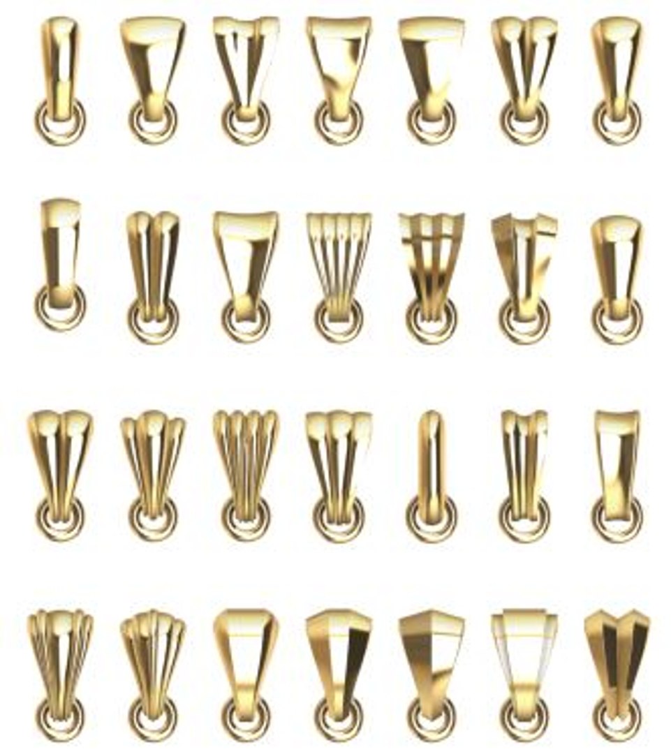 3D Bail Pendant 3D Model Texture 3D Print Model Model - TurboSquid 2274528