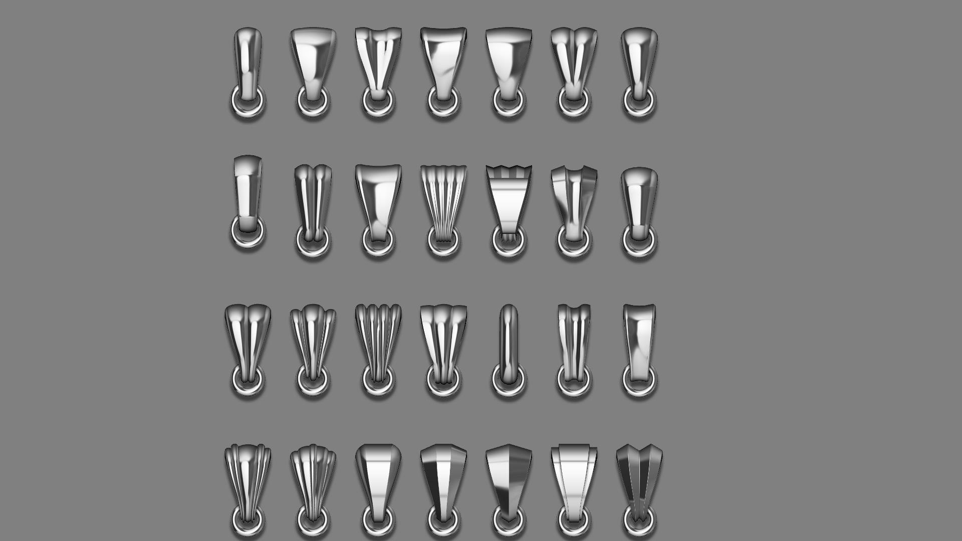 3D Bail Pendant 3D Model Texture 3D Print Model Model - TurboSquid 2274528