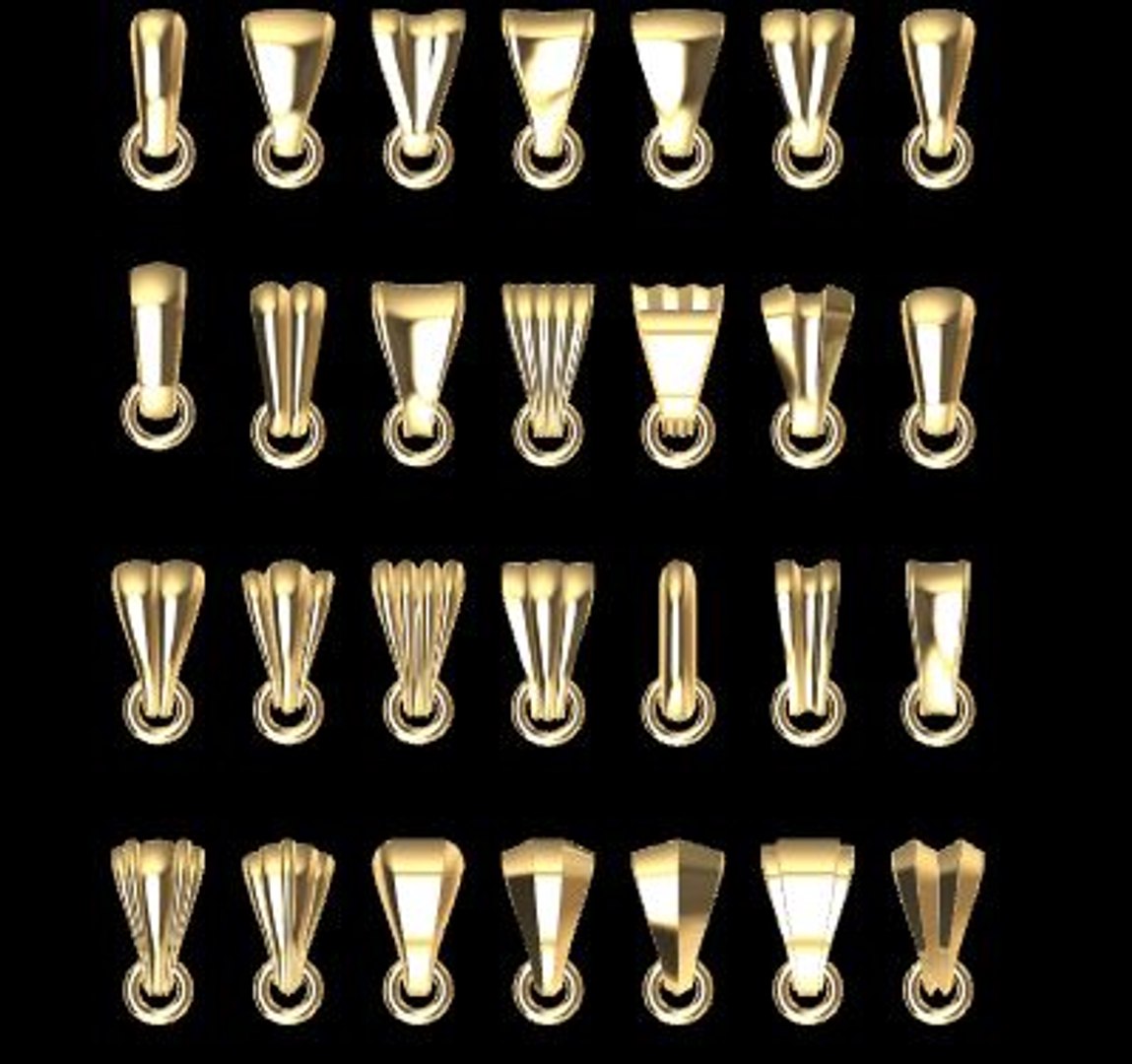 3D Bail Pendant 3D Model Texture 3D Print Model Model - TurboSquid 2274528