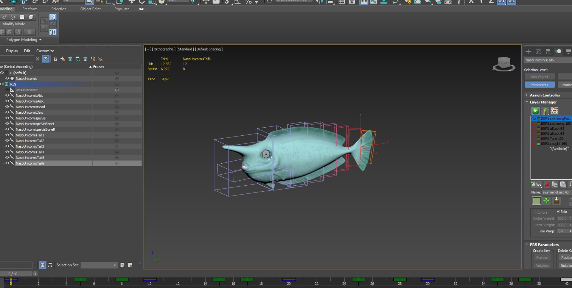 Animation Swimming Model - TurboSquid 1573634